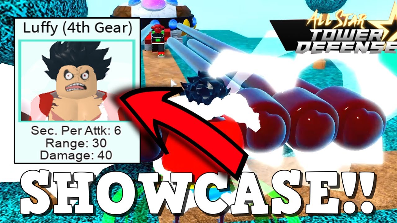 *SHOWCASE completo do LUFFY GERAR 4 no ALL STAR TOWER DEFENSE!! - YouTube