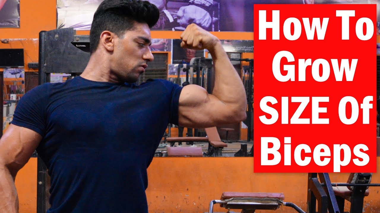 How To Grow SIZE of Biceps | Workout & Tips - YouTube