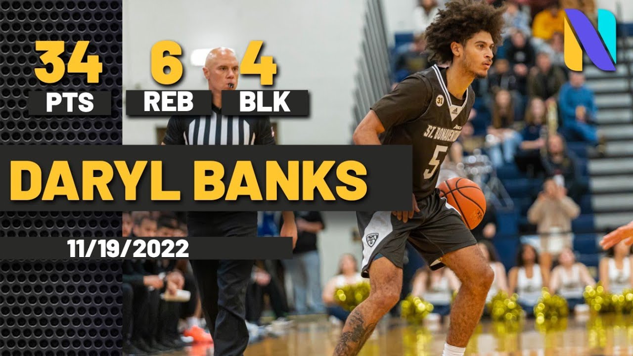 Daryl Banks III scored 34 points as St. Bonaventure Bonnies beat the ...