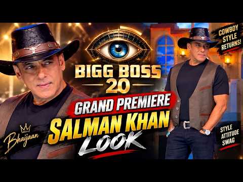 Bigg Boss 20 Grand Premiere Shoot Salman Khan’s Cowboy Look Steals the Spotlight! Bhaijaan Dashes
