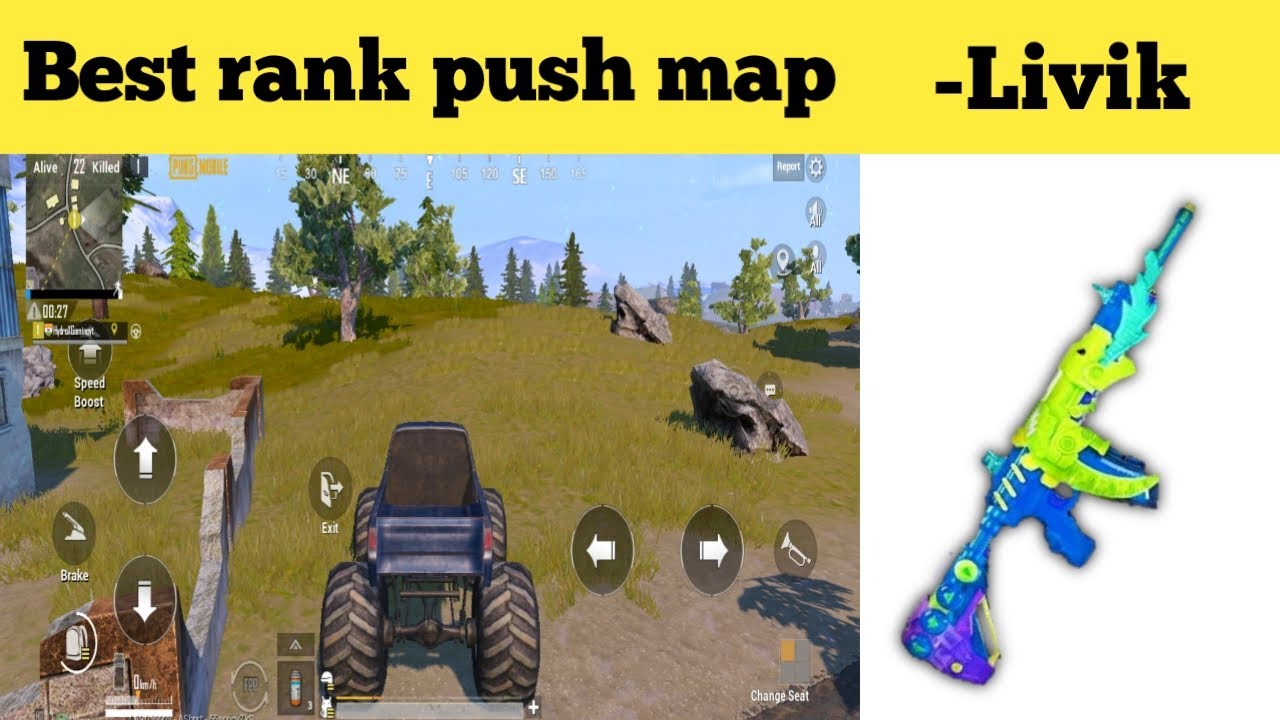 The best map for rank push | SOLO VS SQUAD | PUBG Mobile - YouTube
