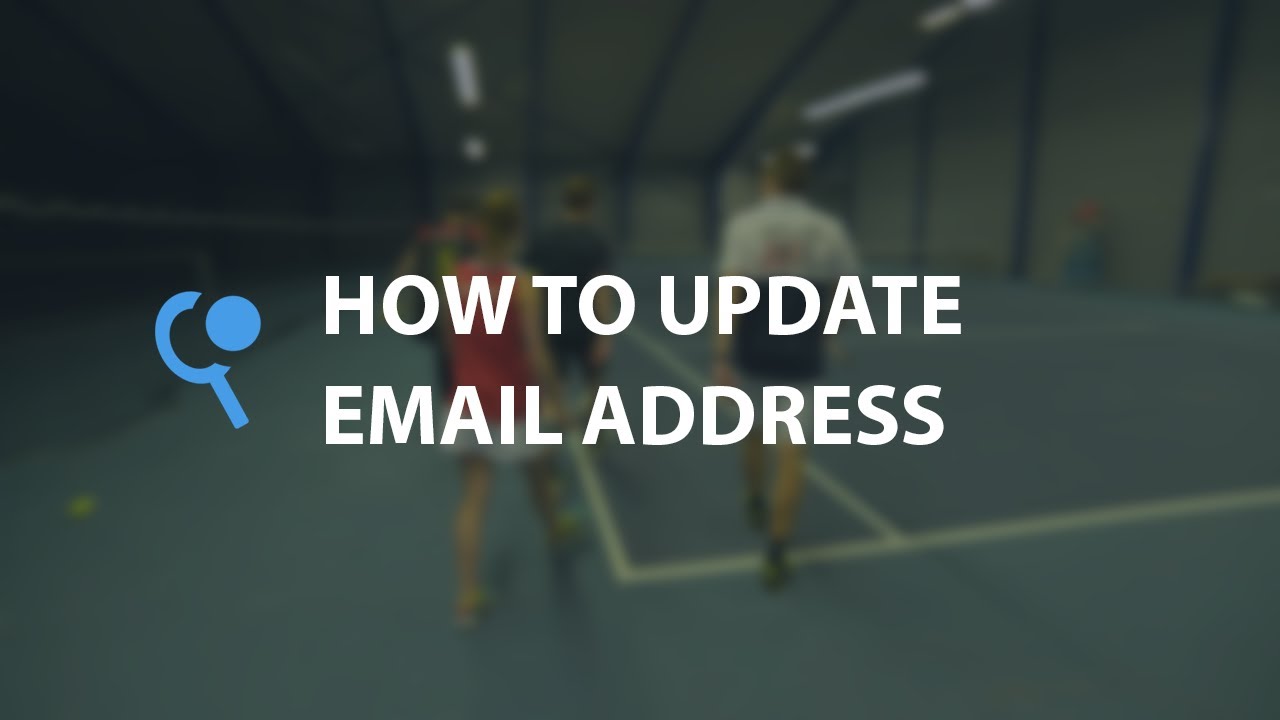 How to Change your email Address - YouTube