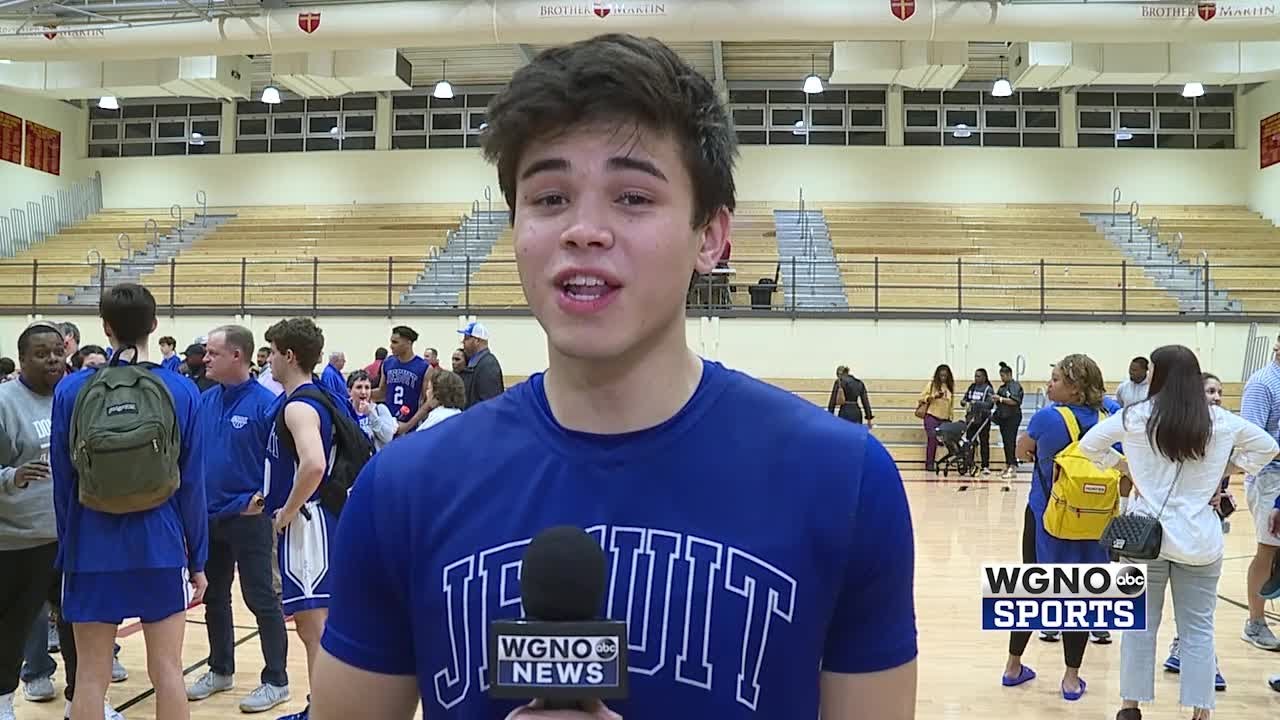 Jesuit's Jack Lo scores 15 in win over Brother Martin, 68-55 - YouTube