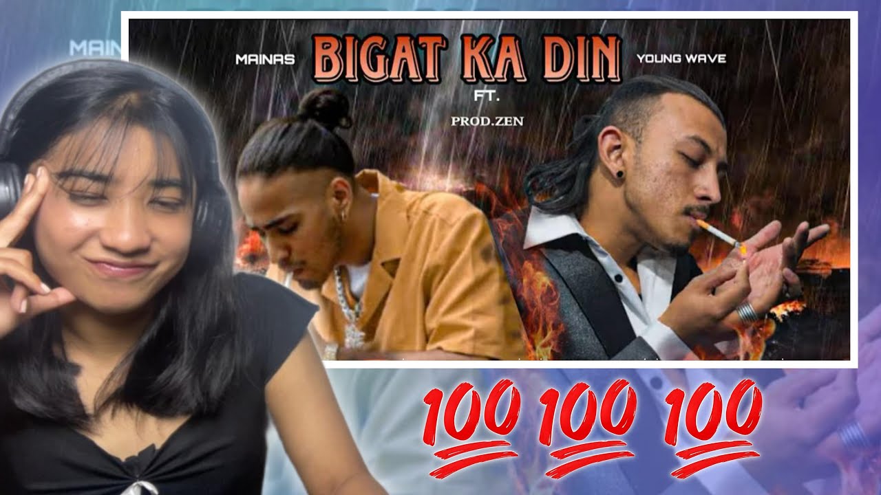 @mainas77 Bigat Ka Din Ft. Young Wave | Reaction Video #305 - YouTube