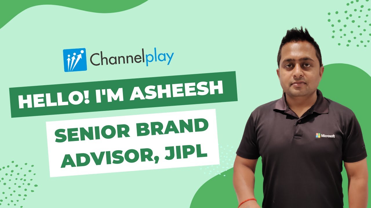 The joy of sales | Channelplay Product Advisor, JIPL - YouTube