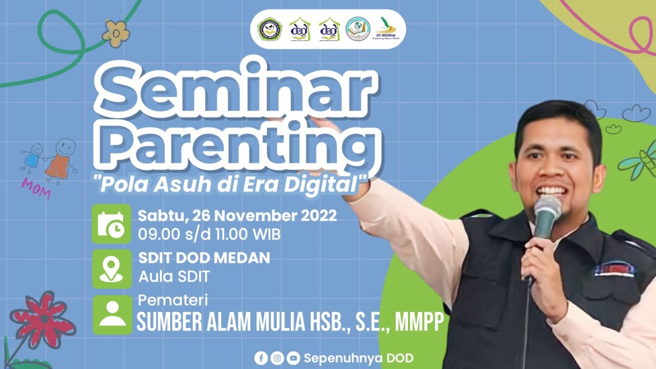 SEMINAR PARENTING YPI DOD MEDAN 2022 - YouTube