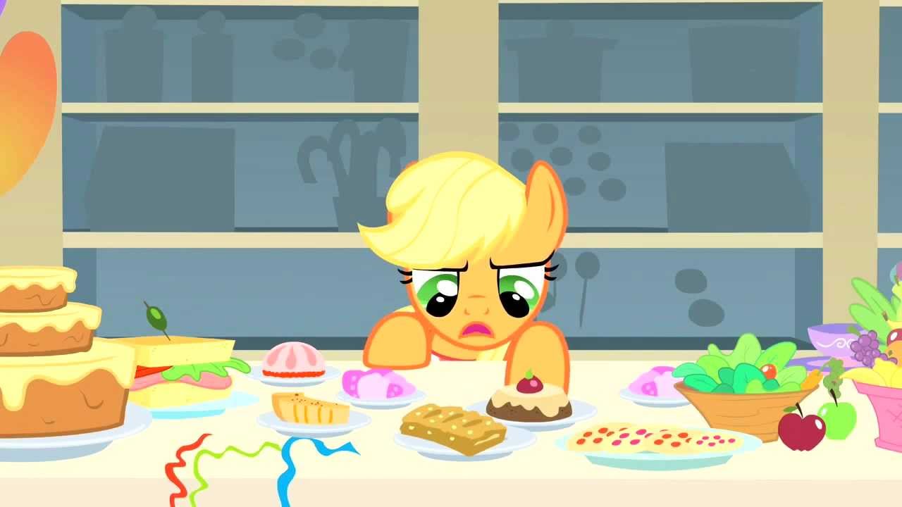 Applejack : Ah, nevermind I'm not hungry. - YouTube