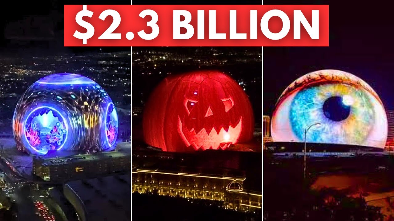 How The World's Largest LED MSG Sphere Came To Life In Vegas - YouTube