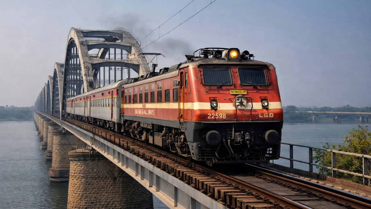 RAILFAN HEAVEN 🚆 12718 Ratnachal SF Express | Pure Track & Curve Action ...
