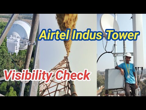 Mobile tower installation/ Airtel Indus Tower install/airtel 4g Tower ...