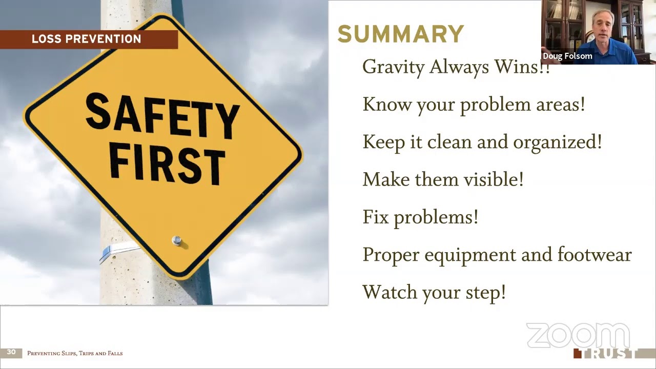 Slips, Trips and Falls Prevention (SAFETY MOMENT REGULAR TIME EDITION ...