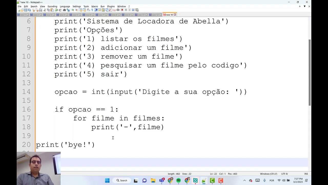 Python 2023 Trimestre 1 - Noite - Desenvolvendo uma Locadora Completa ...