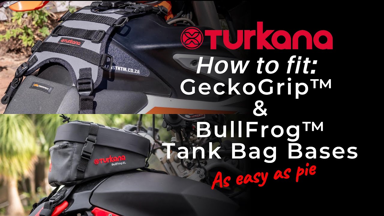 Easy as pie! How to fit the Turkana GeckoGrip™ & Bullfrog™ tank bags ...