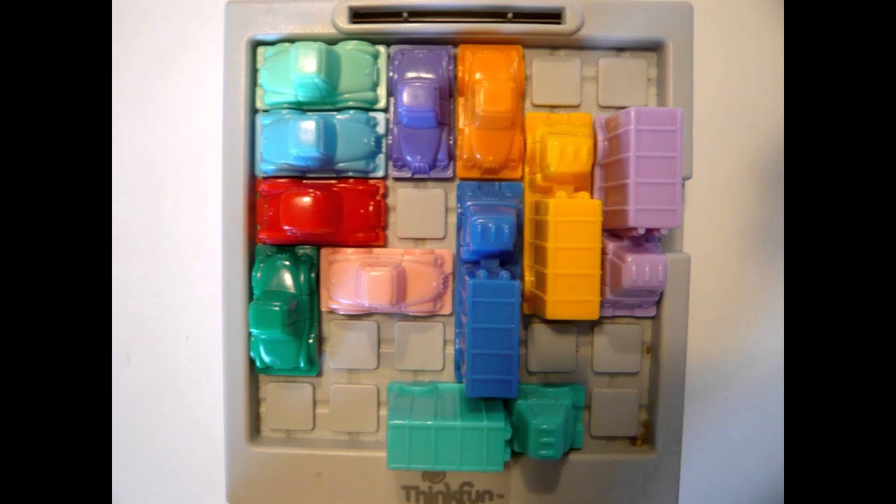 Rush Hour - Level 6 - Beginner - Card set 1 - Solution - YouTube