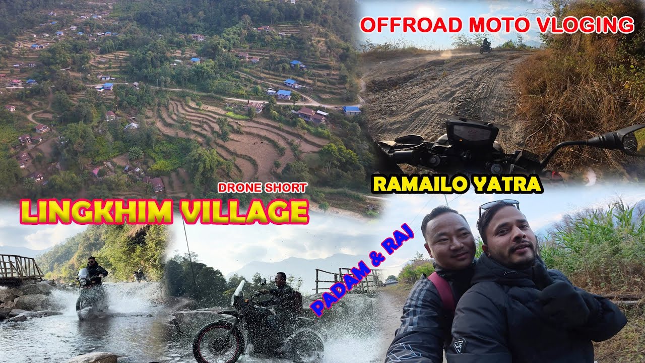 DUI BHAI LINGKHIM GAU GHUMDAI || YASTO PANI HUNCHHARA 🏍️🏍️ || PADAM S ...