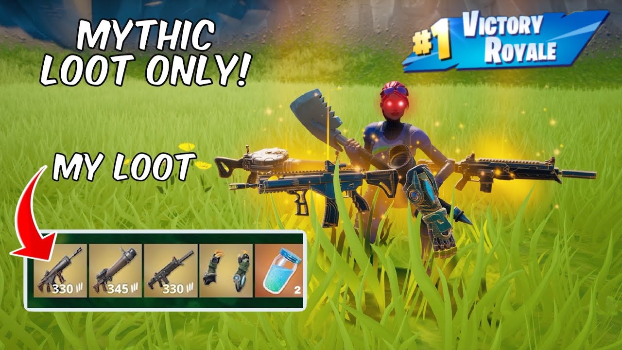 The Chapter 4 Season 3 MYTHIC LOOT ONLY Challenge! - YouTube