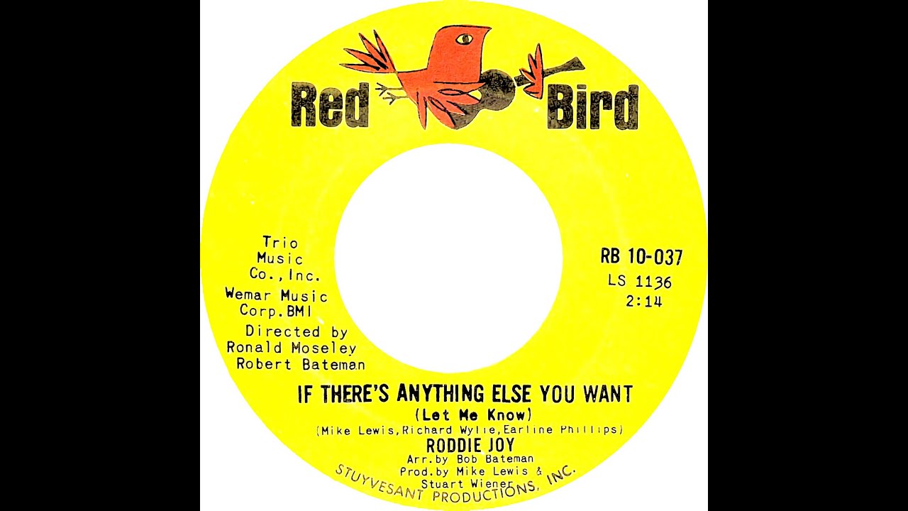 RODDIE JOY & GROUP IF THERE'S ANYTHING ELSE YOU WANT - YouTube Music
