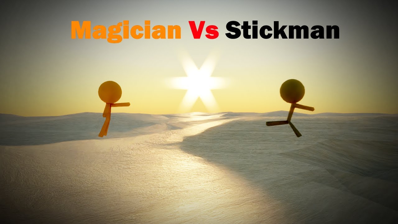 Magician vs Agile Stickman - 3d Stickfigure fight - YouTube