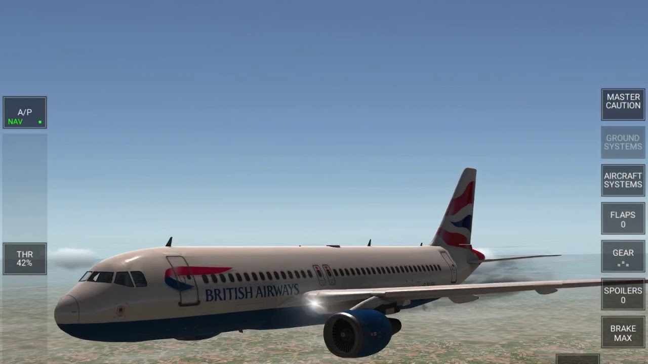 RFS a320 engine failure emergency landing at ELLX - YouTube