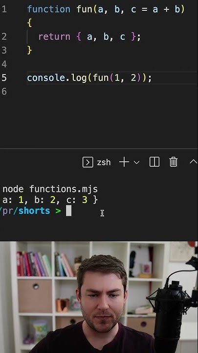Function Arguments as Default Values in JavaScript #shorts - YouTube
