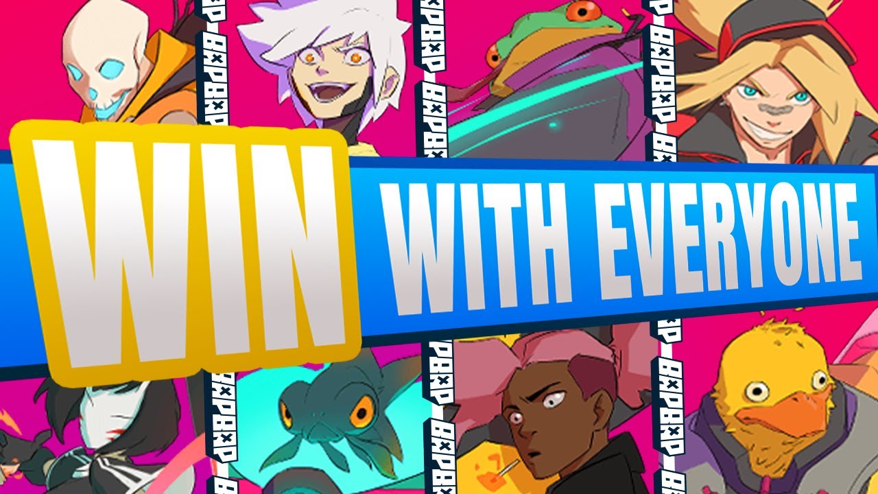 One Win With Every Character - BAPBAP - New MOBA Battle Royale - YouTube