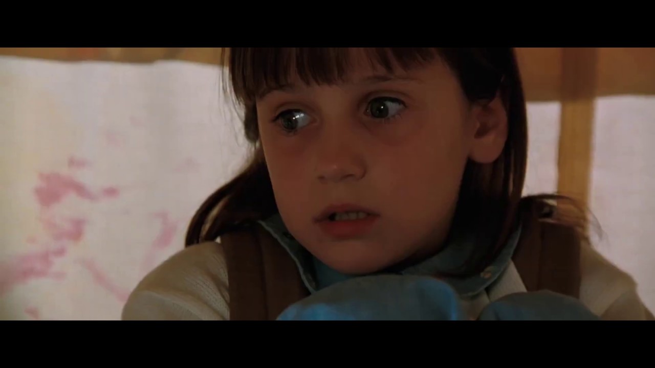 Little Girl Hidden Under The Table Funny - Matilda (1996) - YouTube