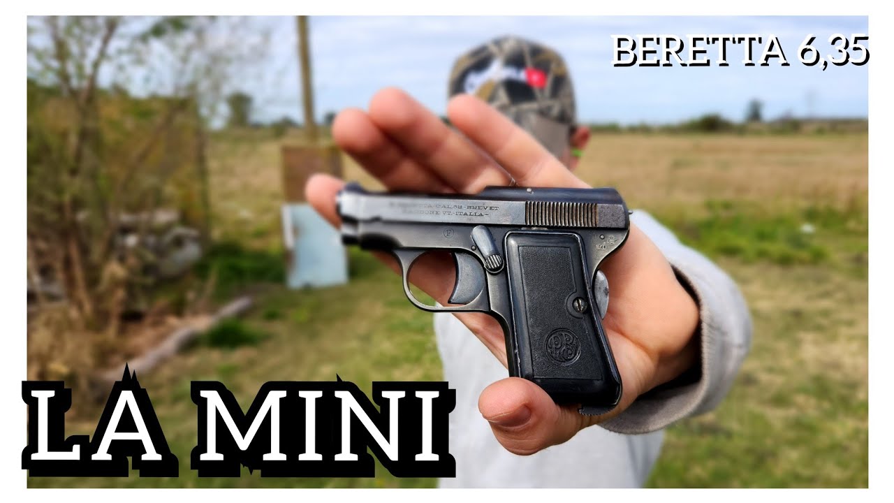 Pistola de defensa !!! Probando pistola Beretta. calibre 6.35 - YouTube