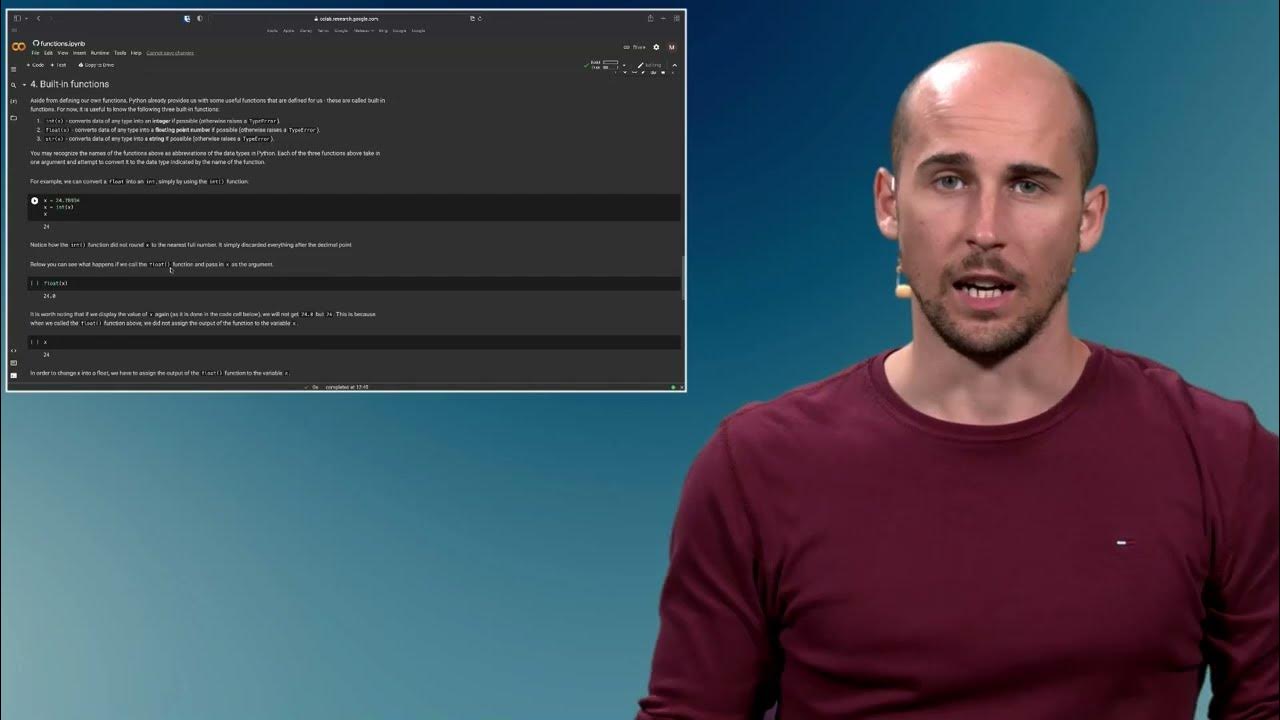 Functions Built In Functions Python Youtube