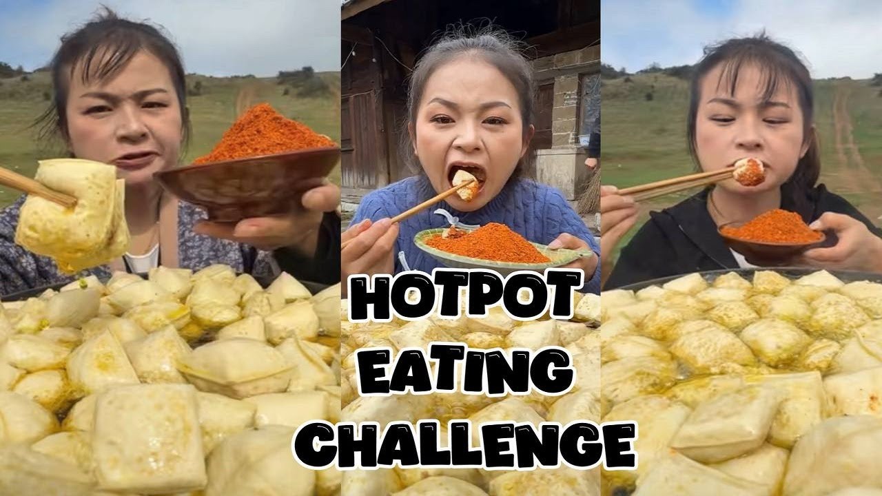 Hotpot Eating Challenge - Spicy food challenges #food #foodie #mukbang ...