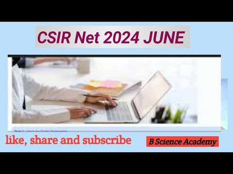 CSIR net application form fill up - YouTube