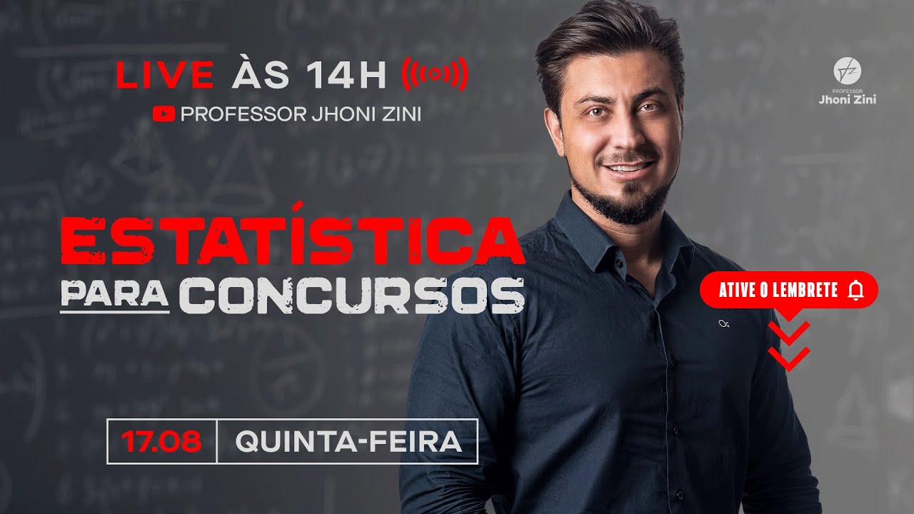DOMINE A ESTATÍSTICA INFERENCIAL COM PROFESSOR JHONI ZINI - YouTube