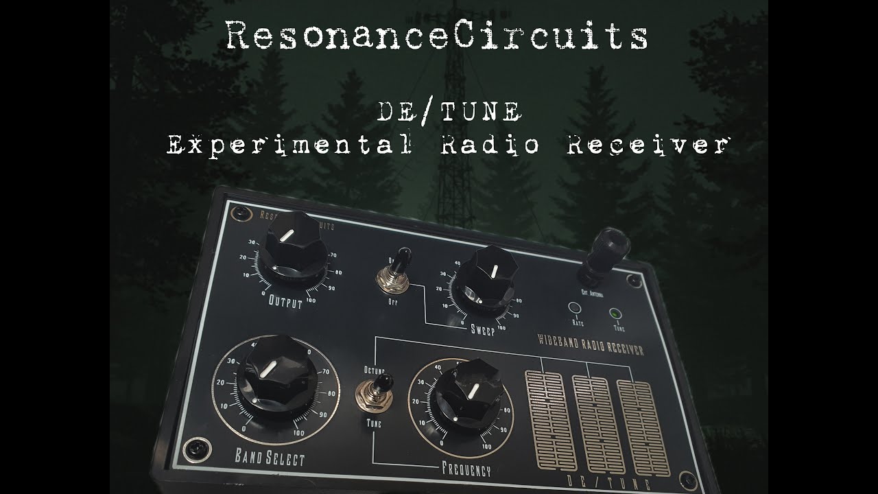 RC CIRCUIT BENT 'DE/TUNE' EXPERIMENTAL MULTI-BAND RADIO RECEIVER SOUND ...