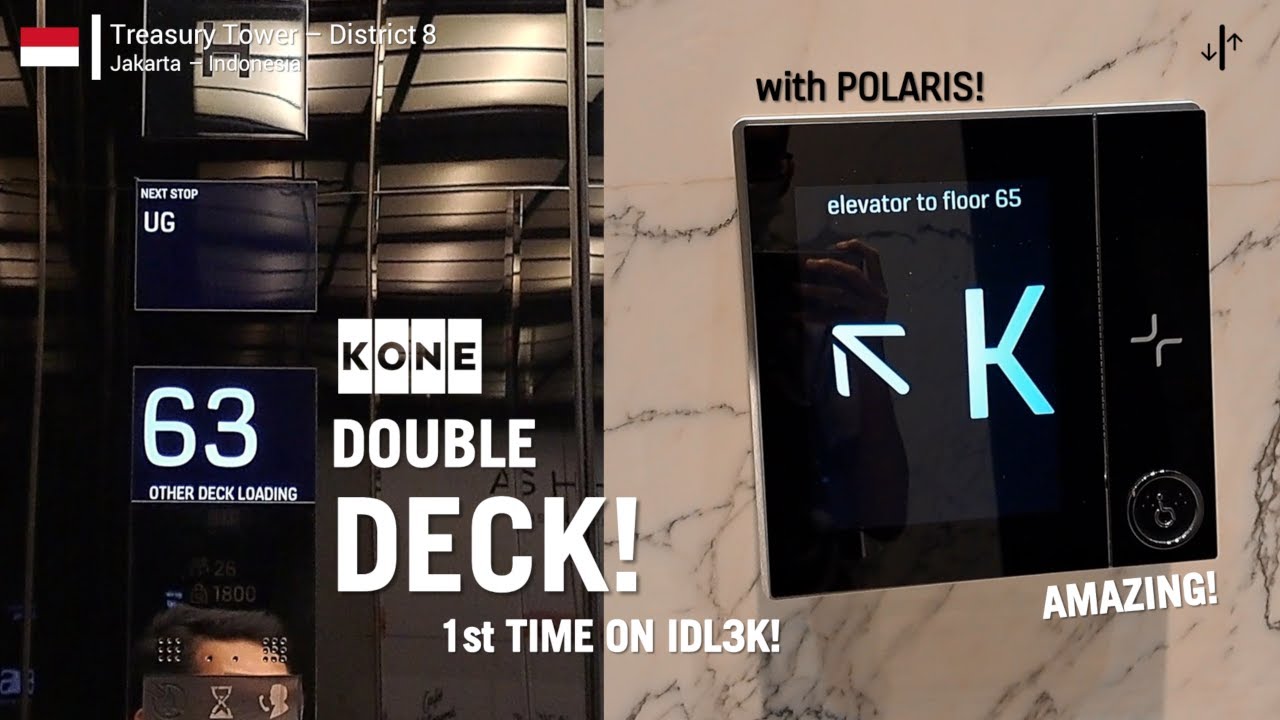  2022 BDay AMAZING KONE Double Deck Elevators Jakarta ID High