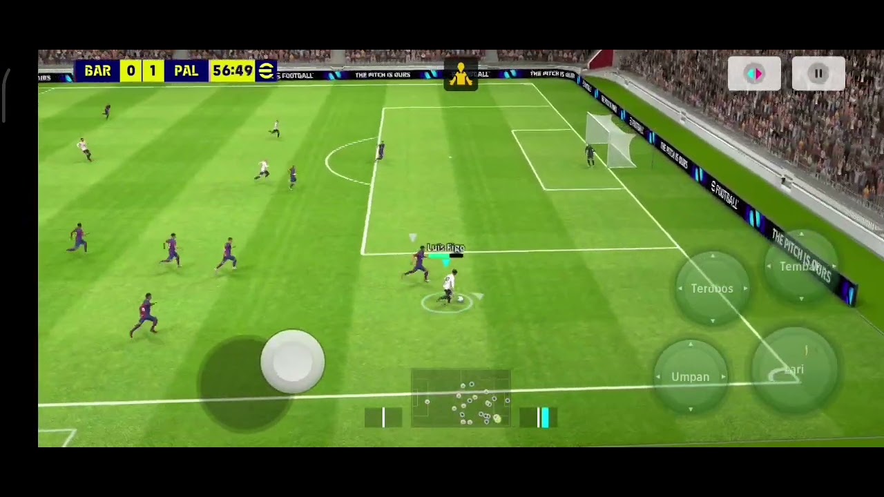 PUSH DIVISI LAWAN BARCELONA FT 0-2 | EFOOTBALL MOBILE 2023 - YouTube