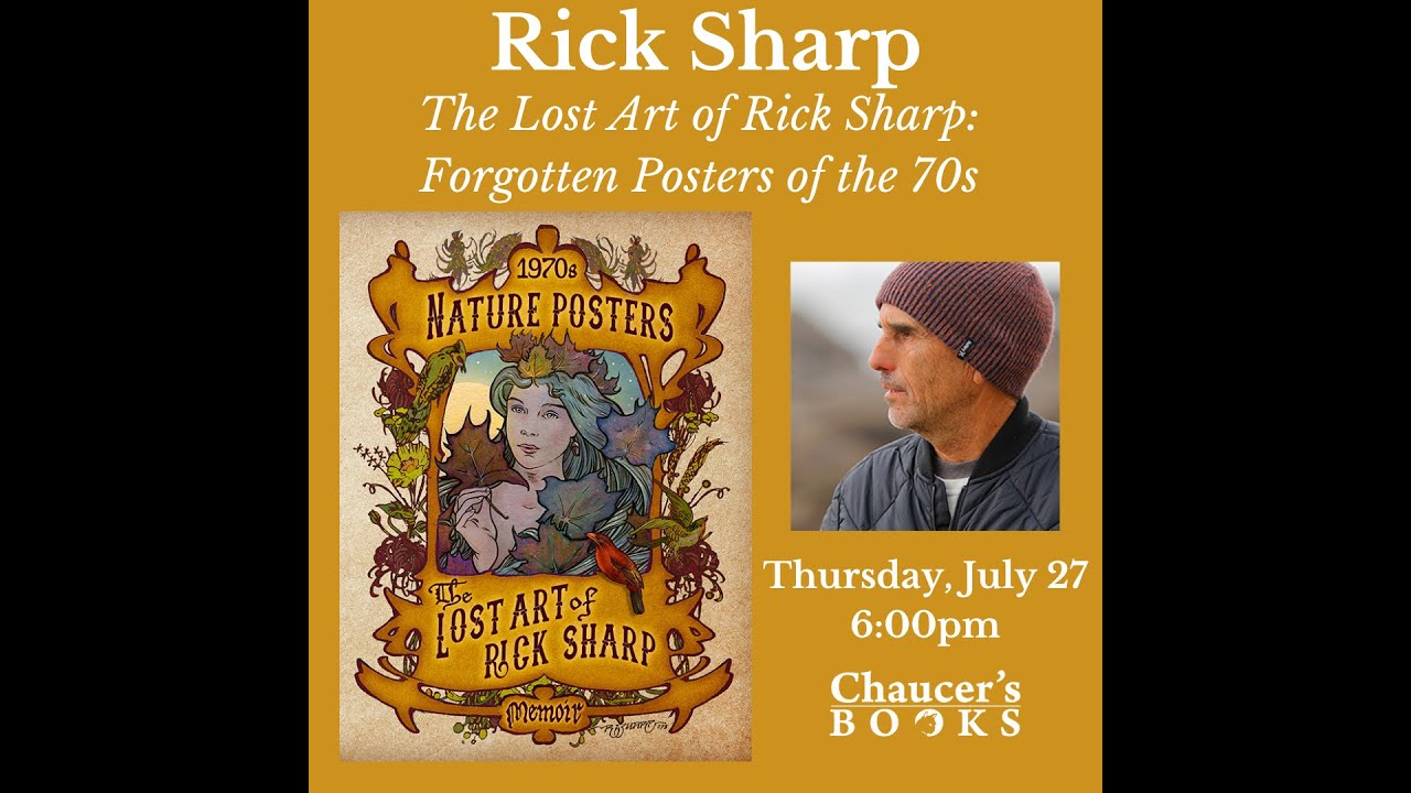 Iconic artist, Rick Sharp speaks at Chaucer's Books 7/27/23. - YouTube