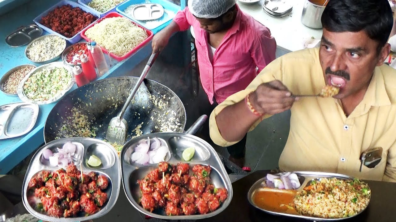 Karnataka Peoples Enjoy Street Food with Budget | Only 25 Rs Per Plate ...