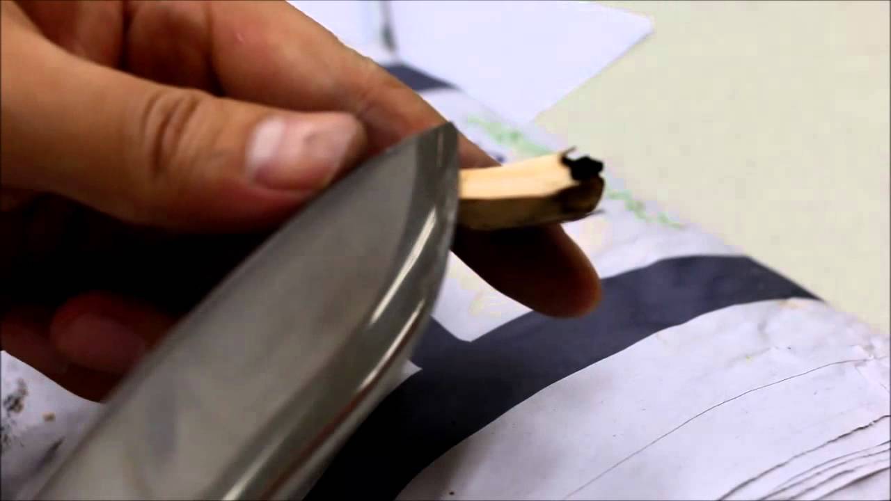 리커브 샤프닝법(봉샤프너 사용) curve / recurve kinfe sharpening - YouTube