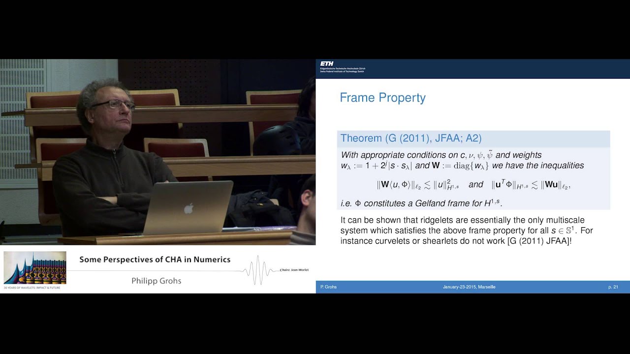 Philipp Grohs: Somes perspectives of computational harmonic analysis in ...