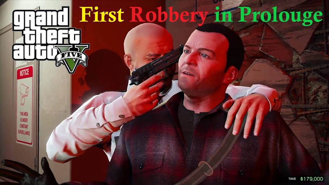 FIRST ROBBERY EVER | GTA 5 GAMEPLAY #1 - YouTube