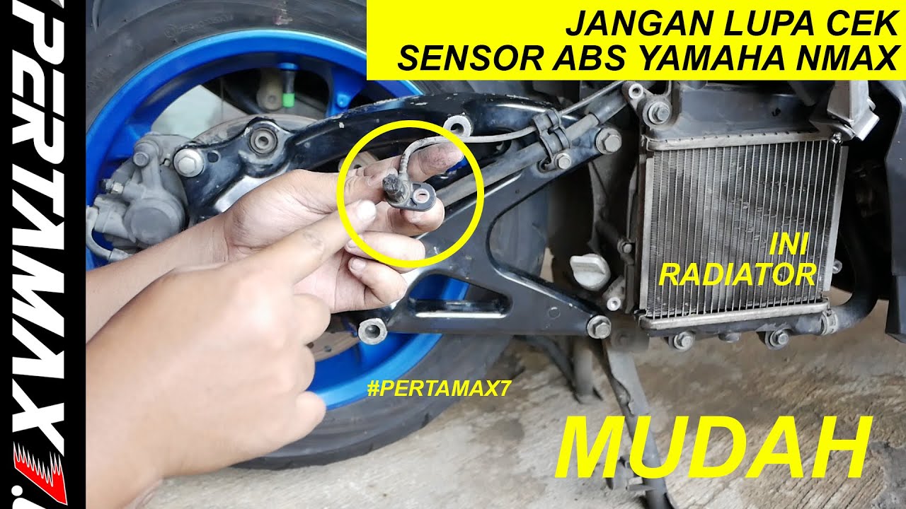Cara Membersihkan Sensor Speed ABS Yamaha NMAX 🛵🛵🛵 Mudah Sekali #yamaha ...