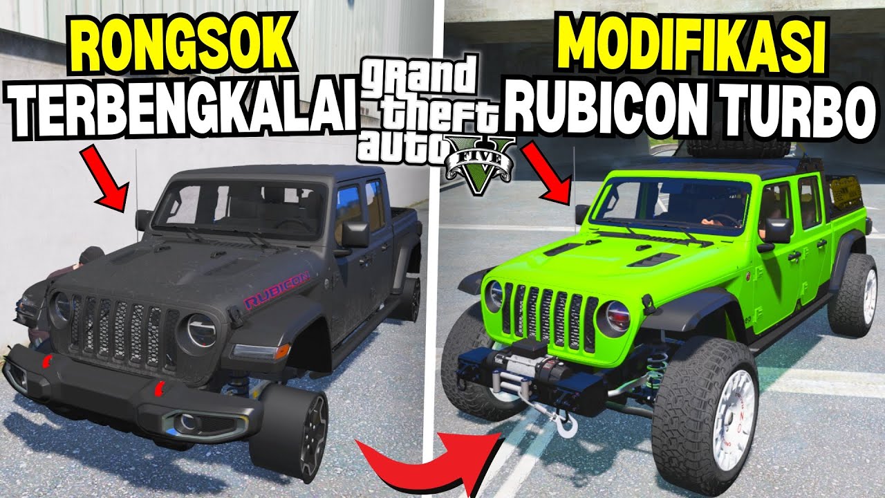 Aku Modifikasi Mobil Jeep Rubicon Langka Untuk Ikut Konvoi Offroad ...
