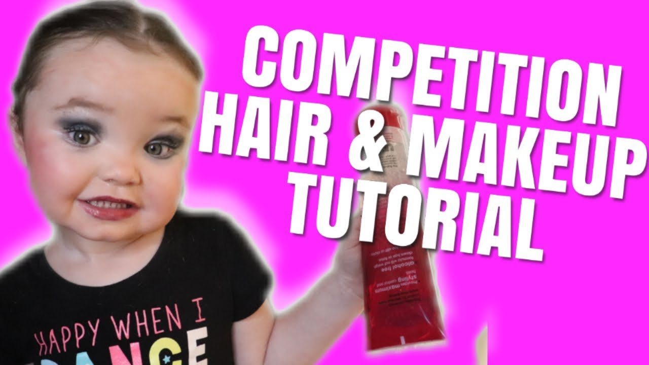 How to do our Competition style Hair & Makeup - YouTube