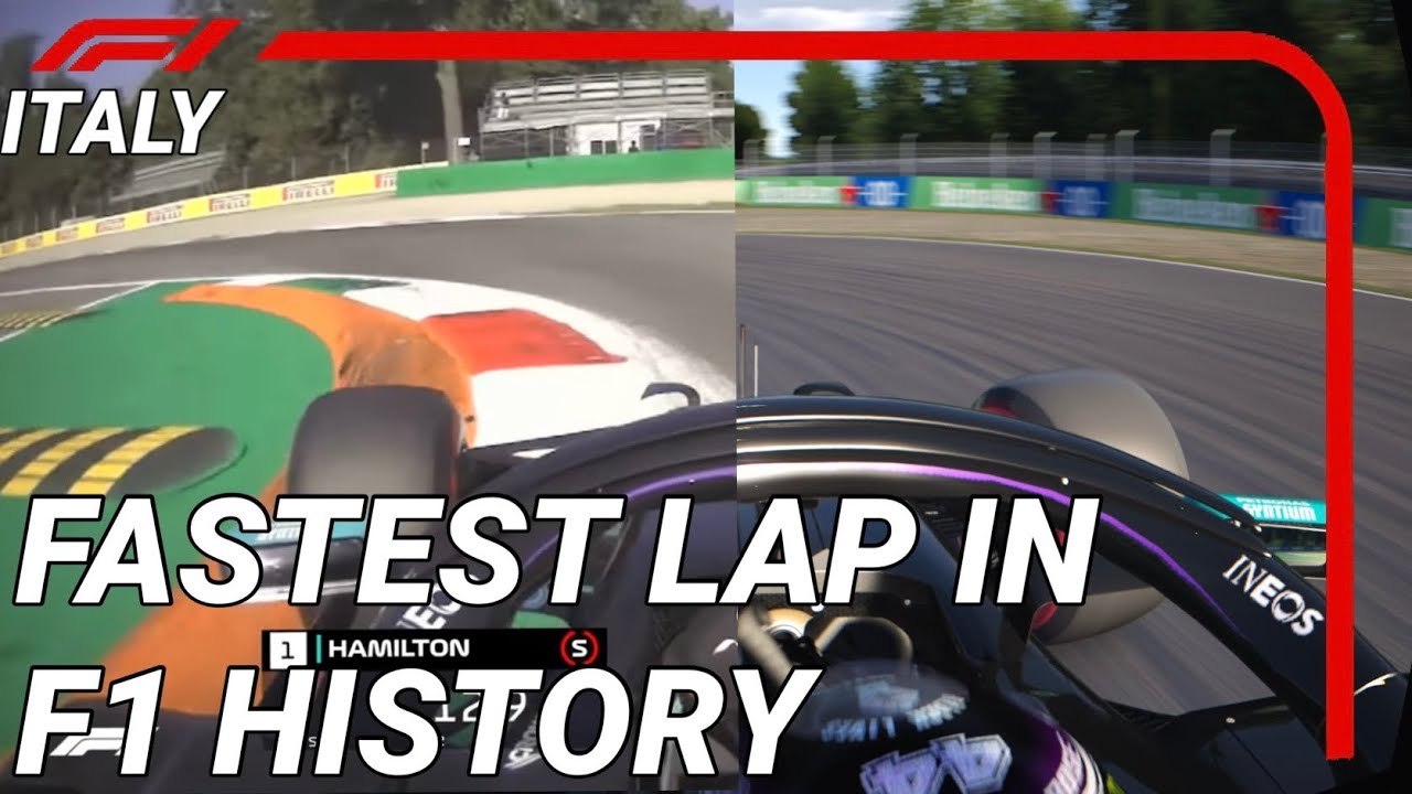 The Fastest Lap In F1 History -(Side by Side) | 2020 Italian Grand Prix ...