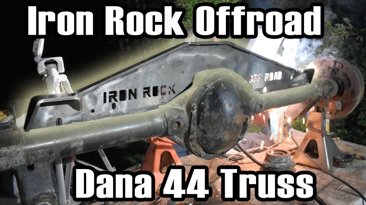 Iron Rock Offroad XJ Dana 44 Truss Install - YouTube