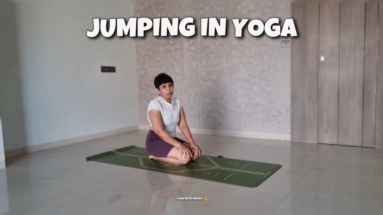 Jumping in Yoga ! Yoga for Health ! We do Jump in Yoga 💪 - YouTube