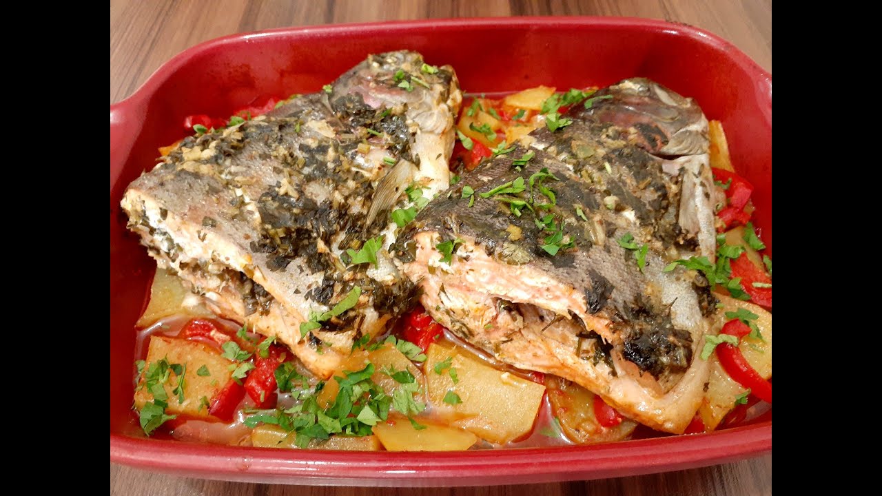FIRINDA SOMON BALIĞI Tarifi (Ana Yemek) / Baked Salmon Fish Recipe ...