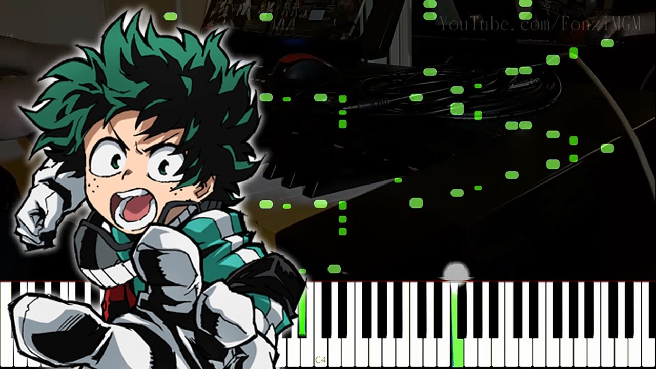 Boku no Hero Academia Season 2 OP - "Peace Sign" (Synthesia Piano ...