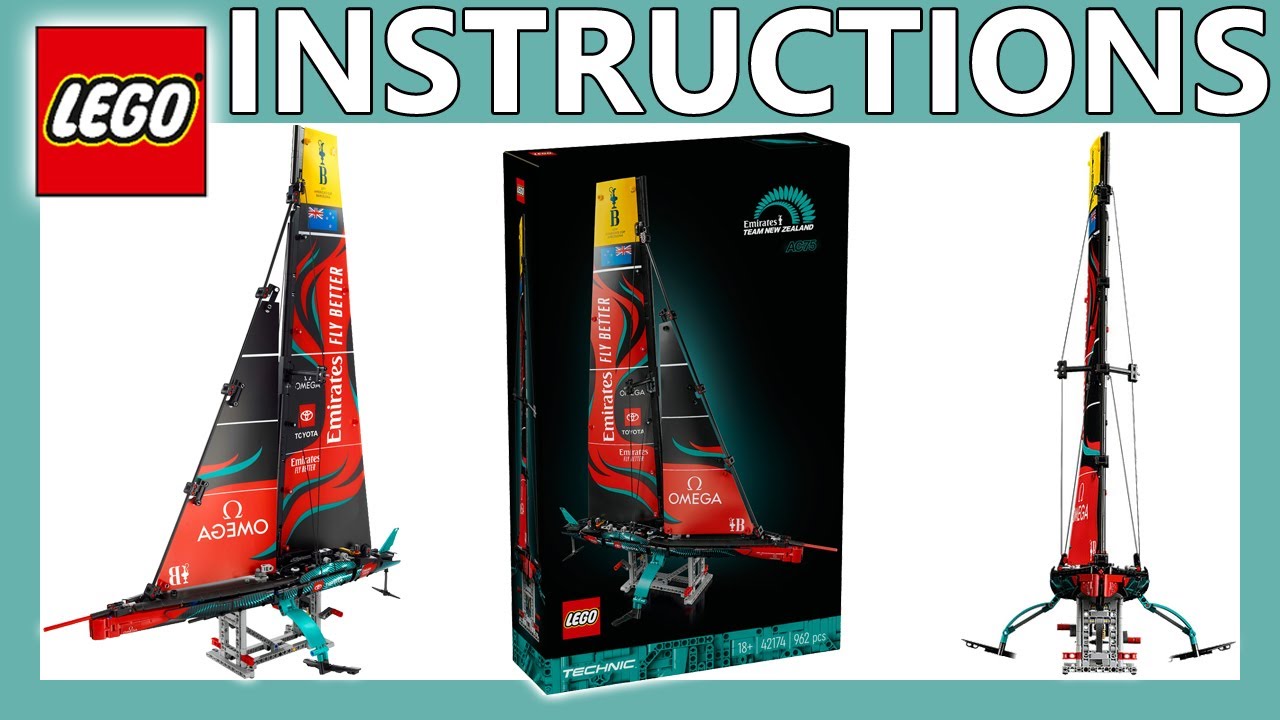 LEGO instructions | Emirates Team New Zealand AC75 Yacht | 42174 | LEGO ...