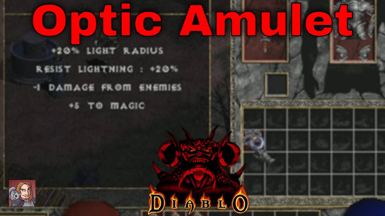 Diablo 1 Unique Items (Optic Amulet) - YouTube