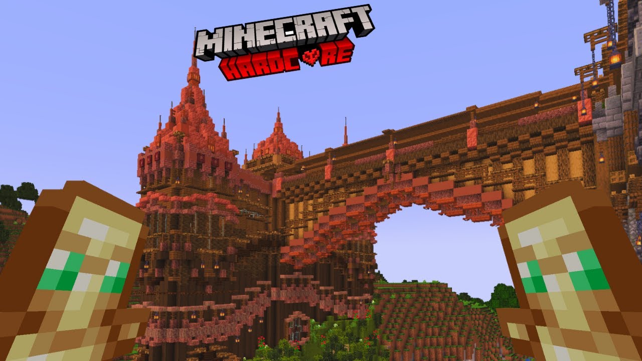 I Built a MEGA Bridge in Hardcore Minecraft! | Ep/ 2 - YouTube